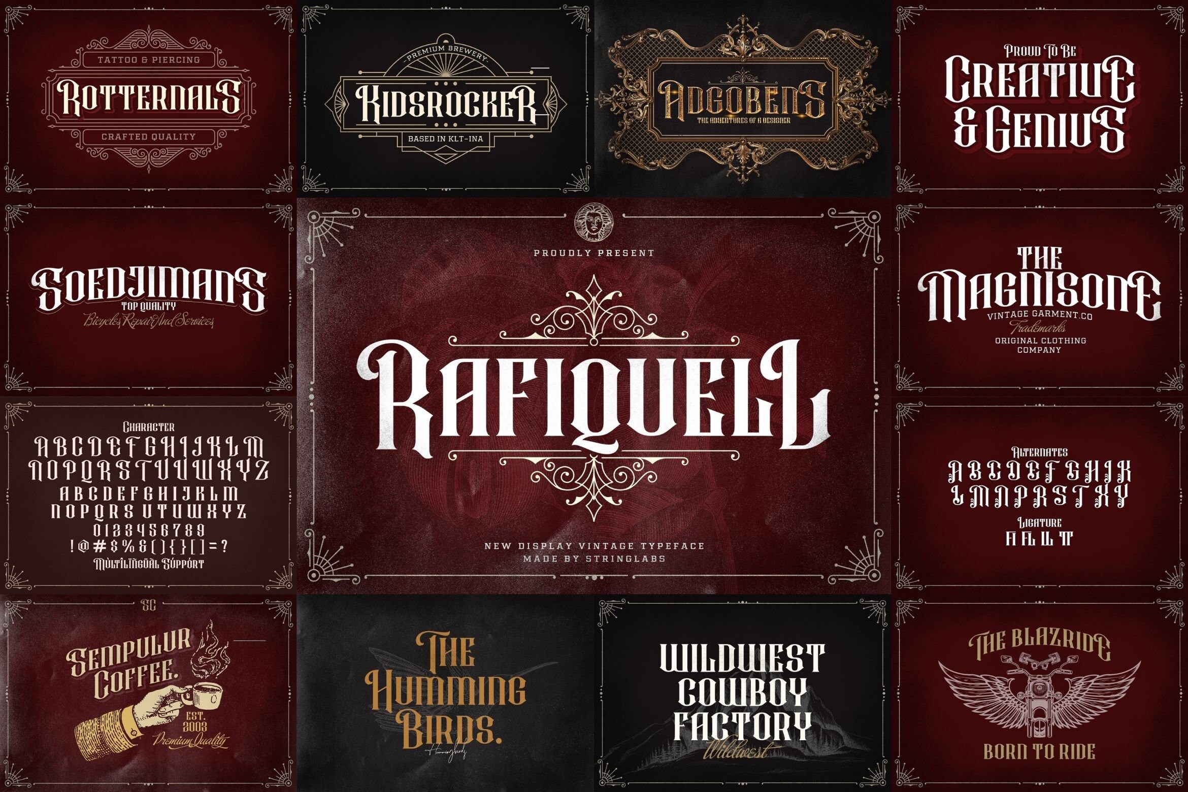 Victorian Font Bundle: Black Letter Font, Medieval Font, Vintage Font ...