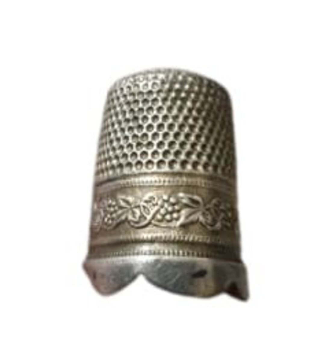 Antique Sterling Silver Floral Thimble Floral Sewing Thimble - Etsy