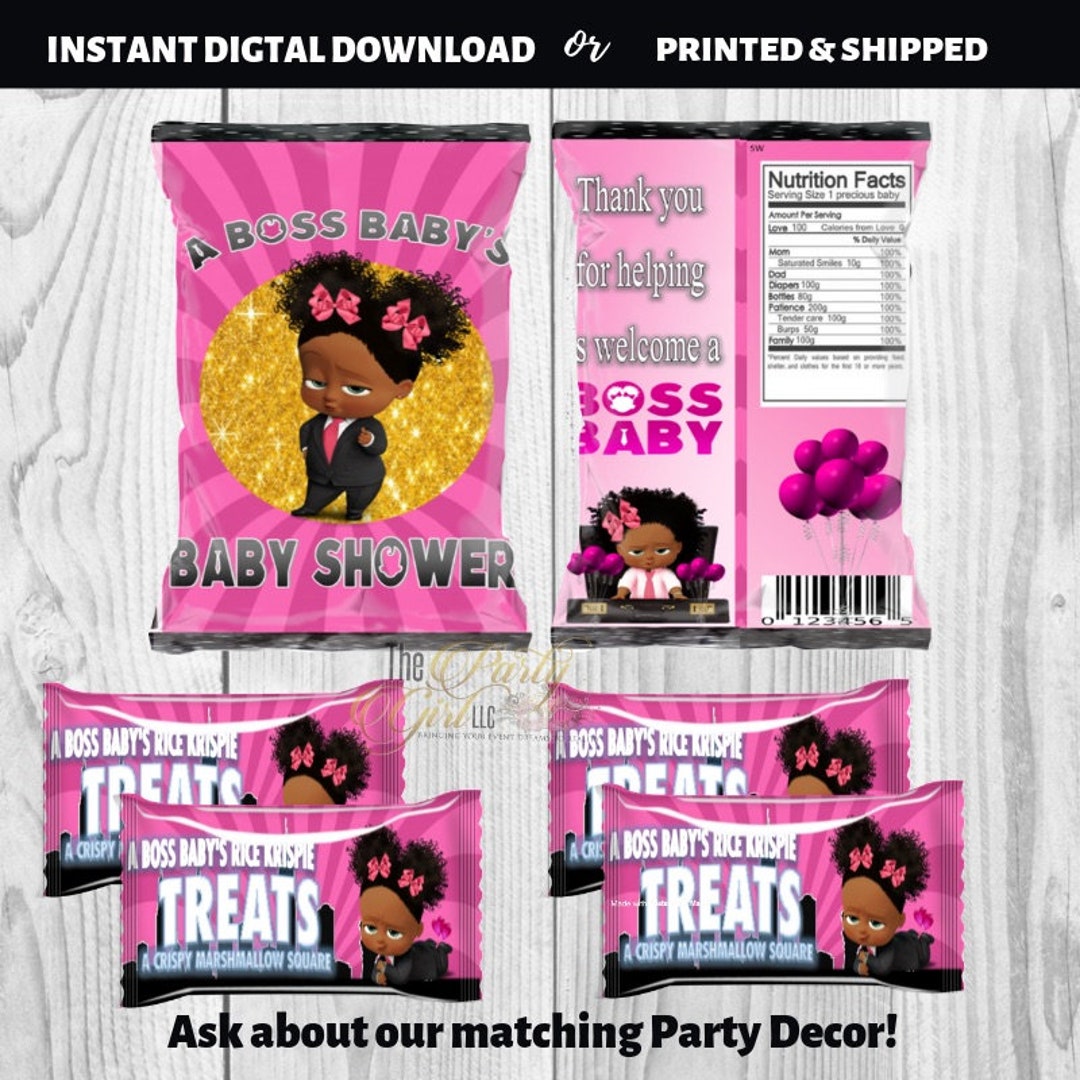 GIRL Boss BABY SHOWER Party Pack! Ask About Our Matching Decor! - Etsy