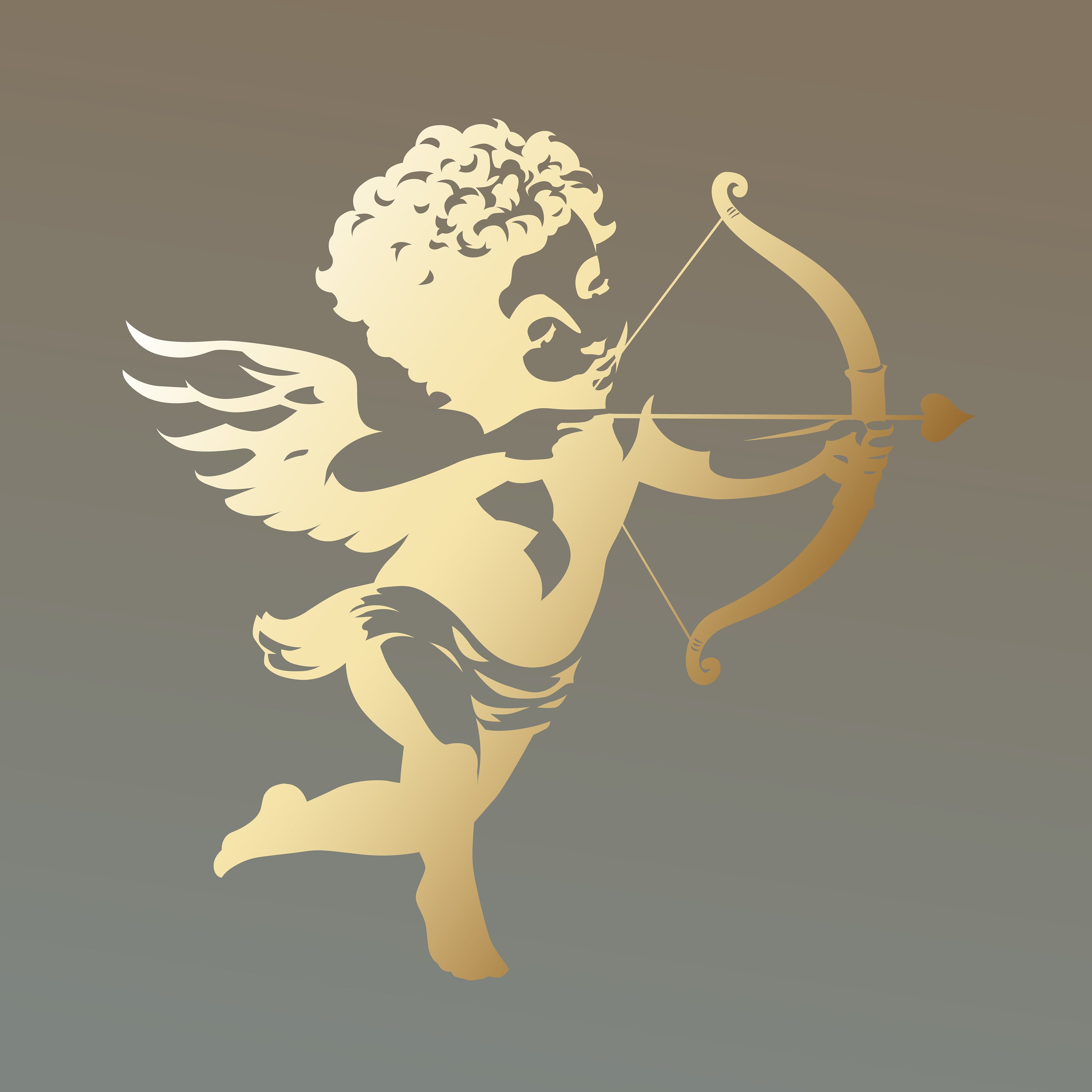 Angel Clipart . Cupid Taking Aim From the Bow ,SVG, Ai,eps Filesvector ...