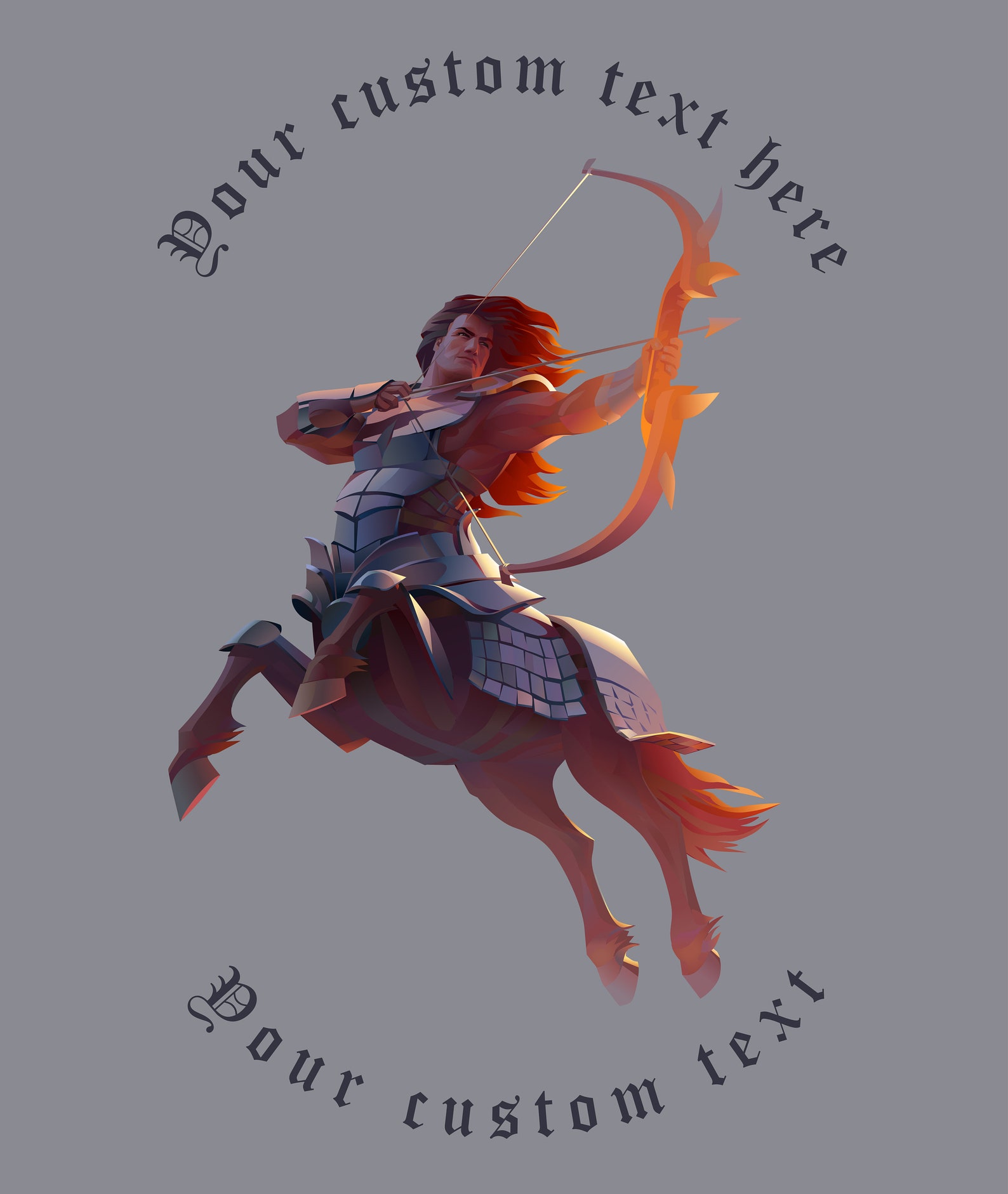 Sagittarius Poster. Centaur Vector. Fantasy Artwork. Ai, EPS - Files - Etsy