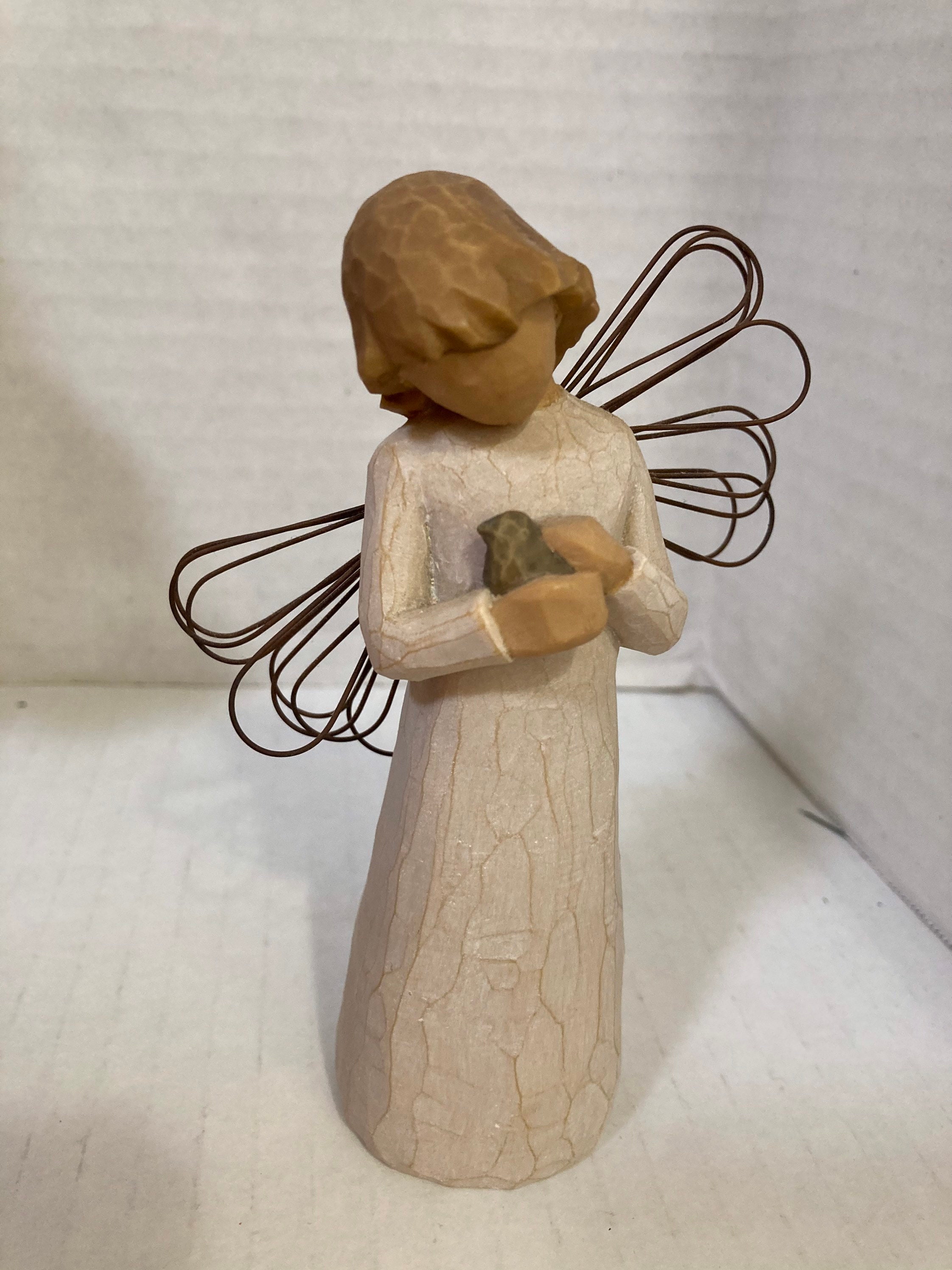 Willow Tree® Angel of Healing Angel Holding Bird Figurine | Etsy