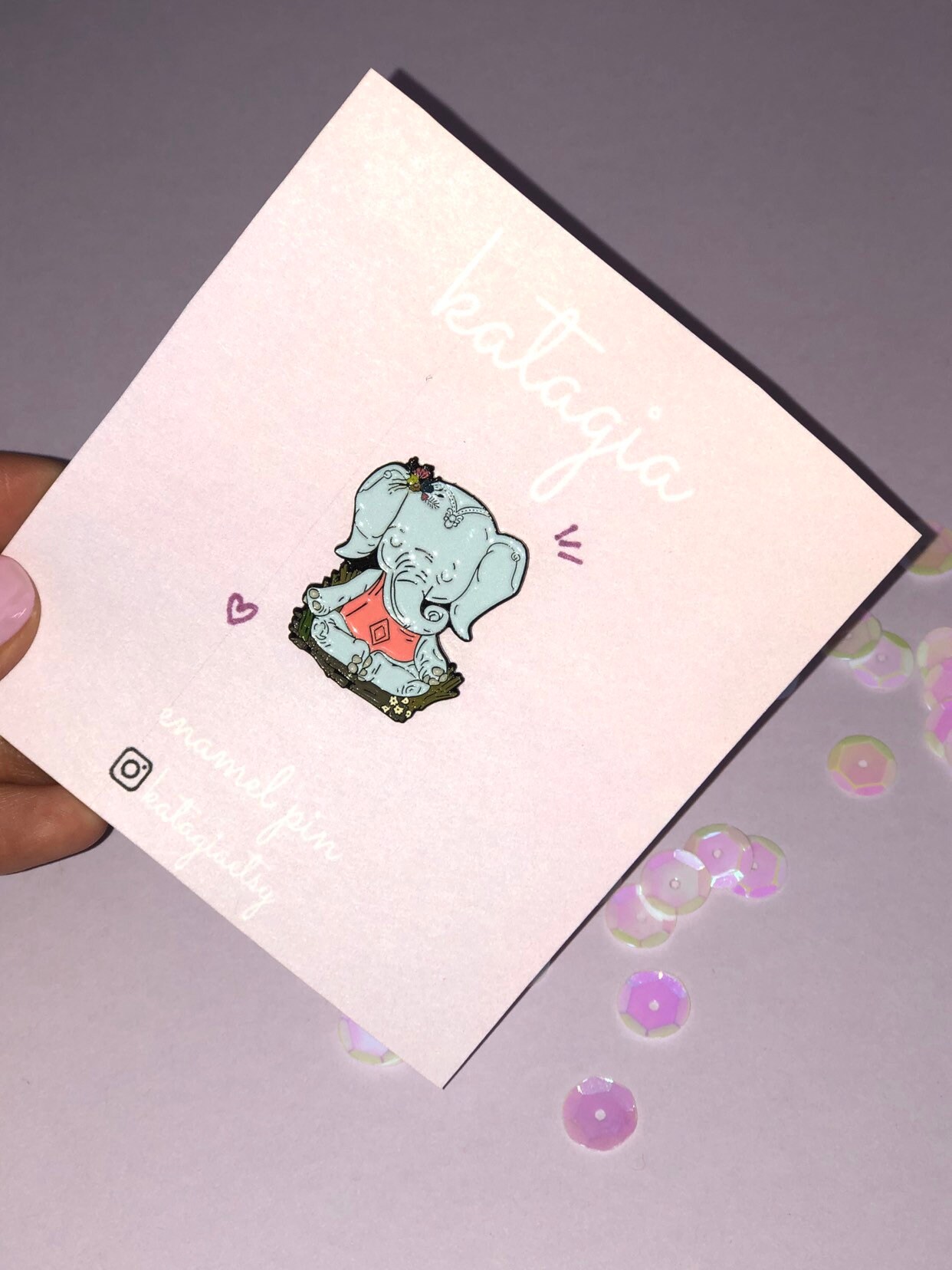 Meditating Yogi Elephant Enamel Pin | Badge Gift | Zen Pin | Cute ...