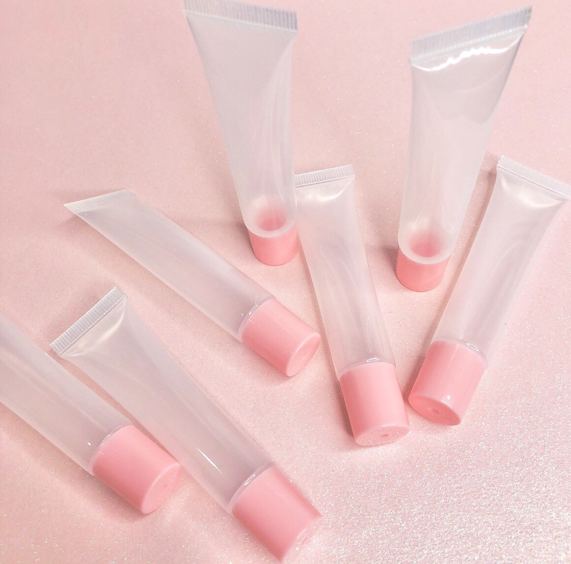 15 Ml Empty Squeeze Tubes With Pink Cap Lip Gloss Tubes - Etsy