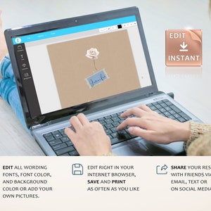 White Rose in Loving Memory Sign, Loving Memory Wedding Sign, Printable ...