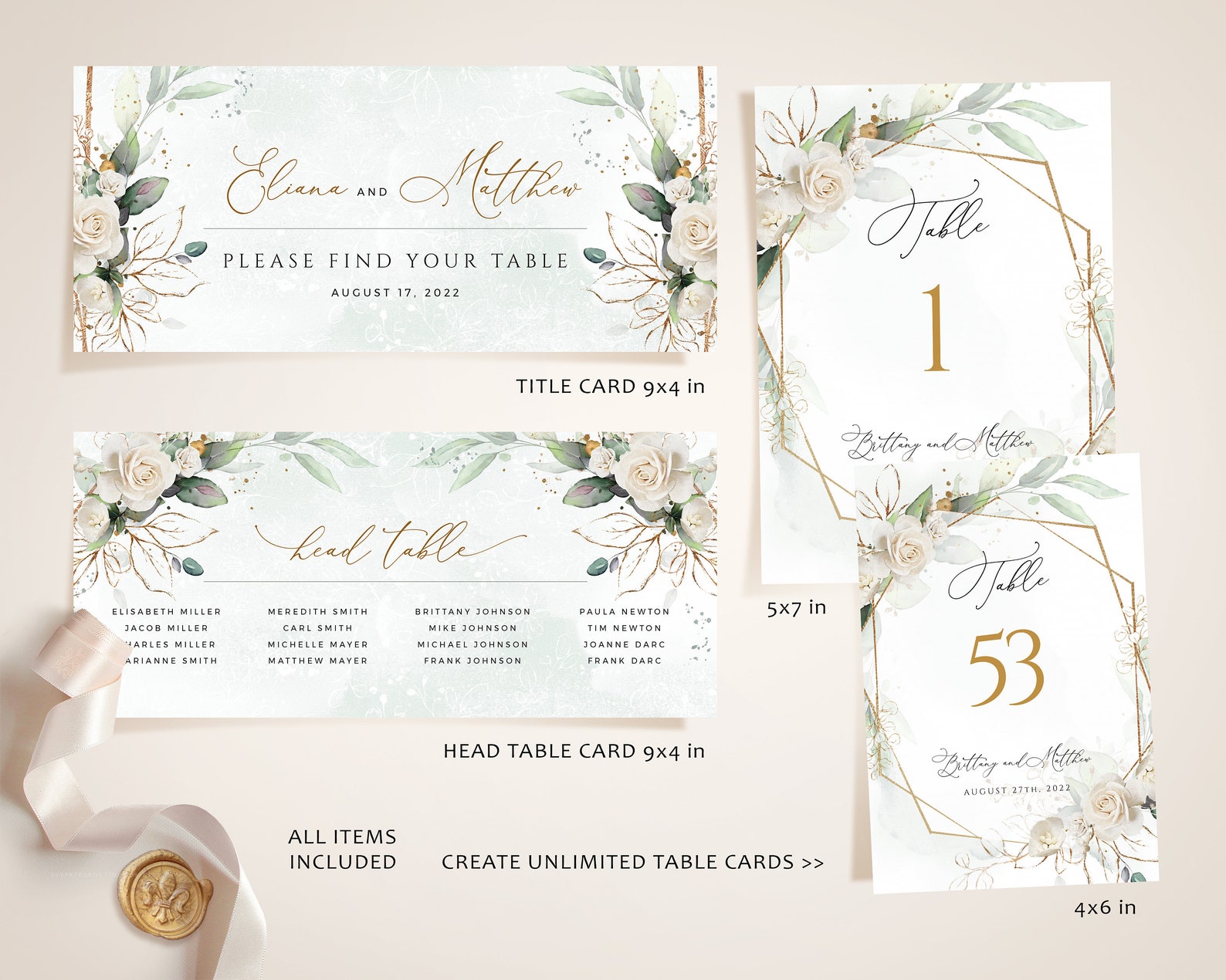 MARCI Geometric Seating Chart Cards Seating Chart Wedding - Etsy