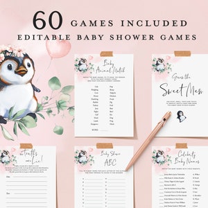 Penguin Baby Shower - Etsy