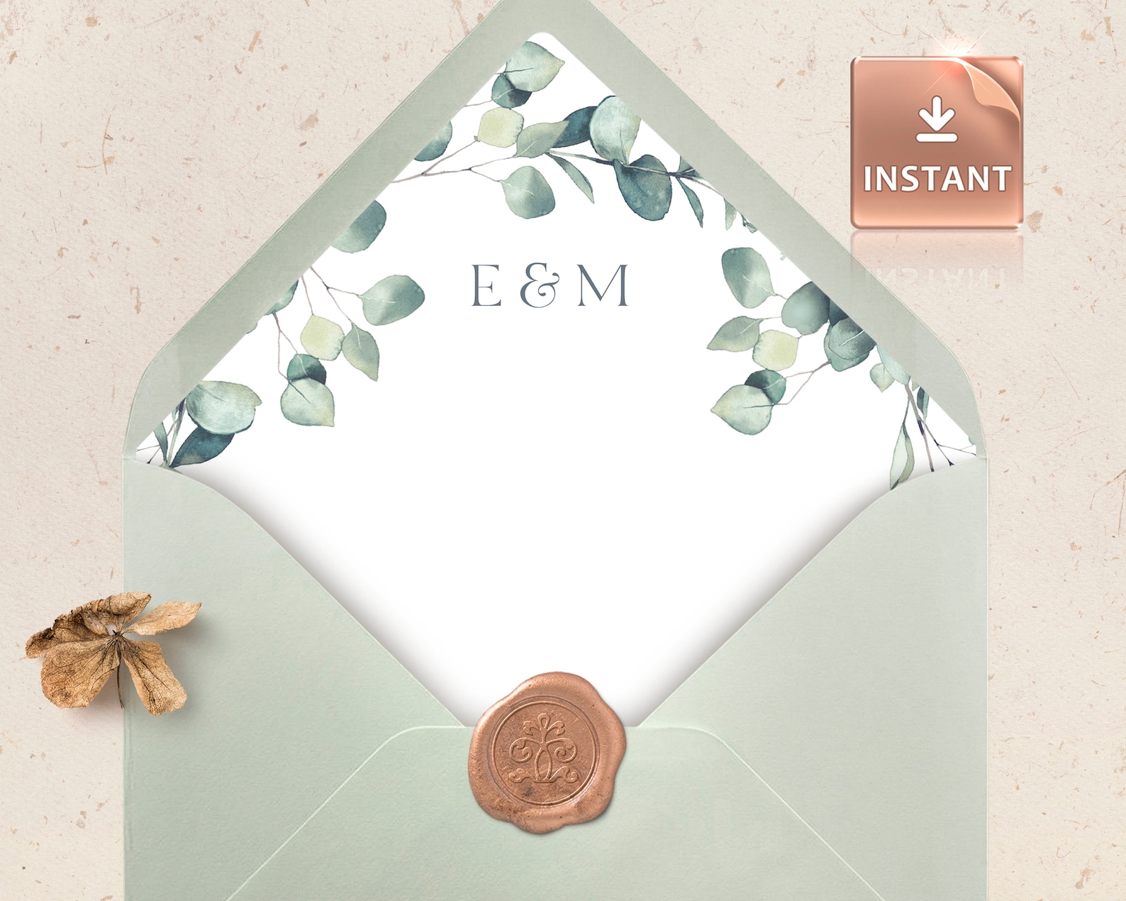 LAILA Printable Envelope Liner A6 and A7 Euro Flap & Square - Etsy