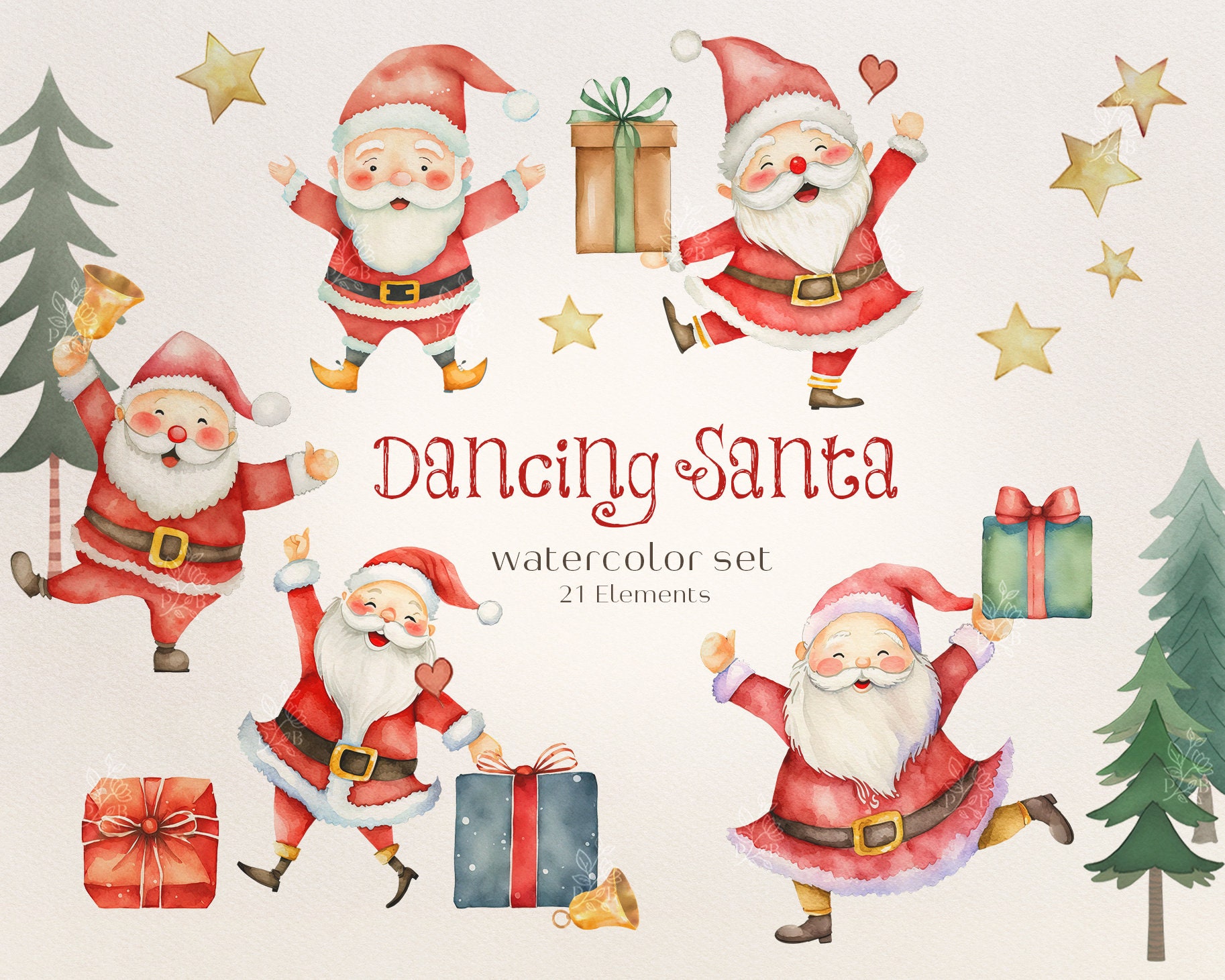 Christmas Dancers Clipart