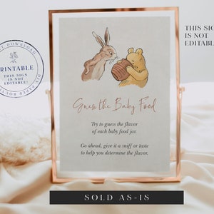 Taste the Baby Food Sign Couple Baby Shower Sprinkle Digital Printable ...