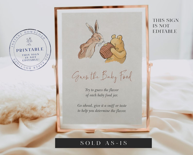 Taste the Baby Food Sign Couple Baby Shower Sprinkle Digital - Etsy