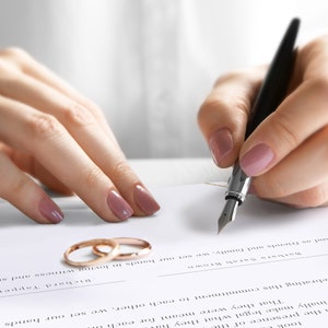 ELISA - Calligraphy Greenery Marriage Certificate Template, Printable ...