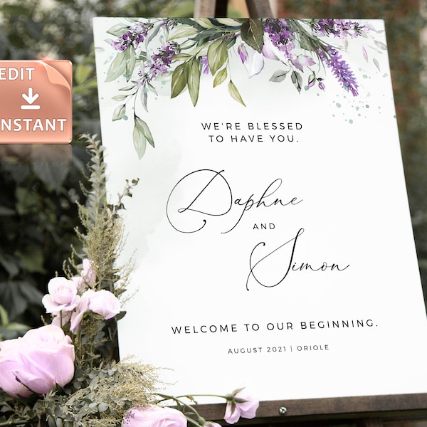 Wedding Welcome Sign - Etsy
