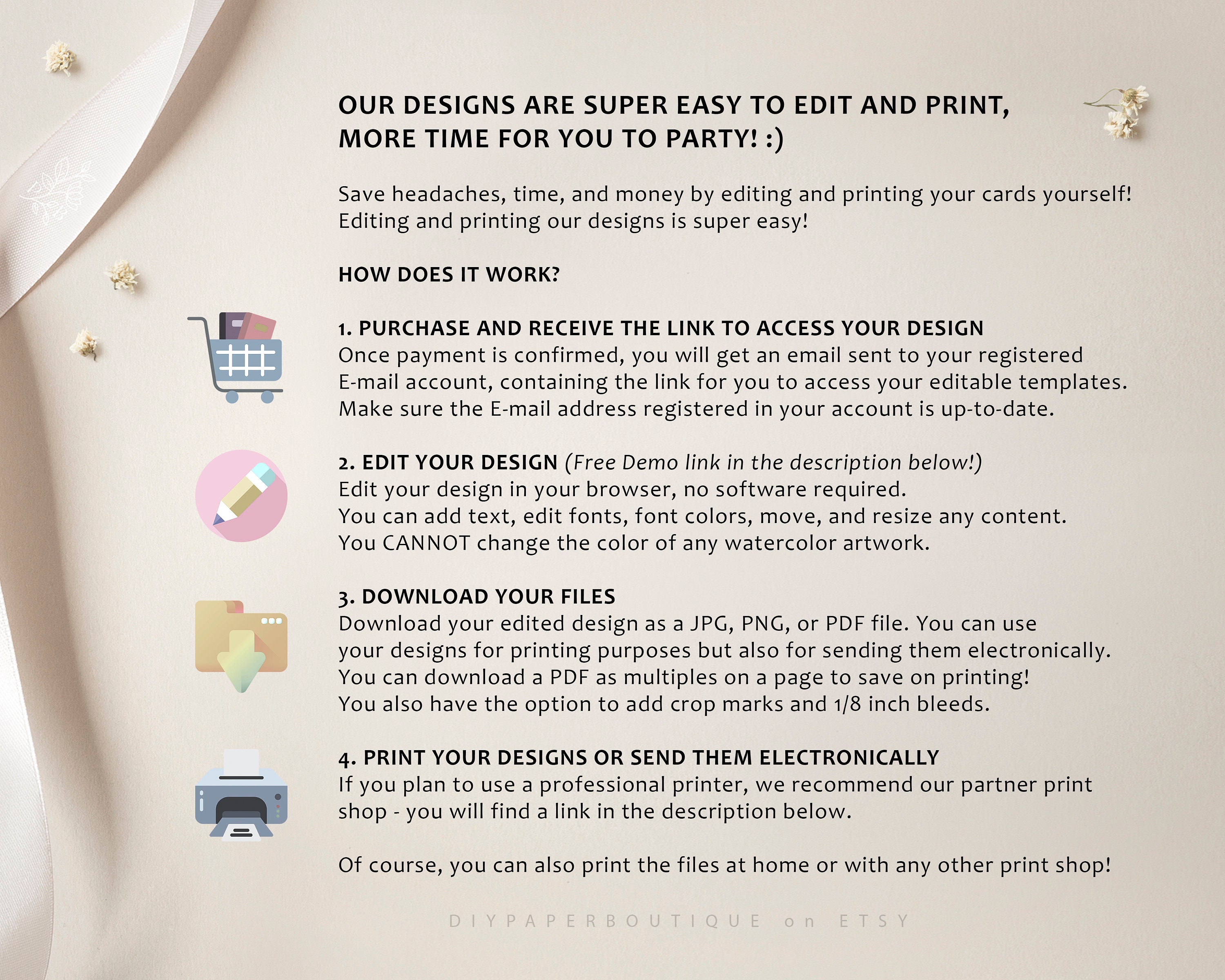 FUZZY Bear Favor Tags Baby Shower Template Bear Balloons - Etsy