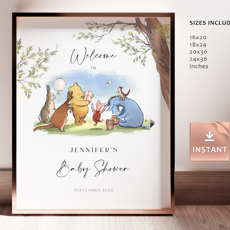 Winnie the Pooh Sign - Etsy