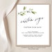 Printable Olive Wedding Sign Editable Custom Template Boho - Etsy