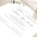 ELISA Calligraphy Greenery Marriage Certificate Template - Etsy