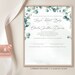 LAILA Printable Marriage Certificate Template, Greenery Certificate ...