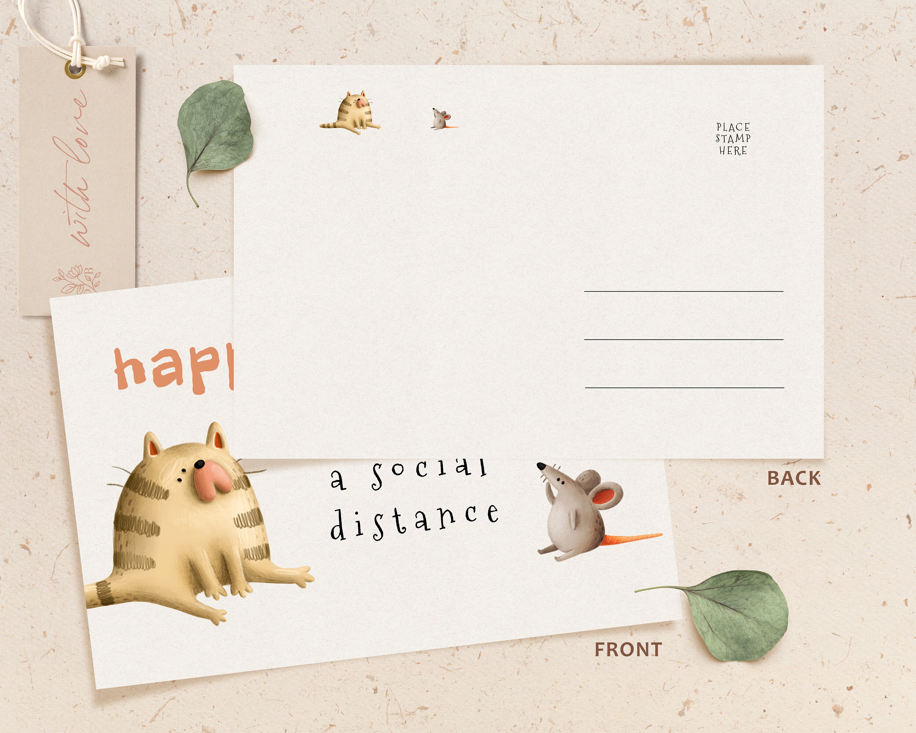 Printable Birthday Cards Birthday Social Distance Funny | Etsy