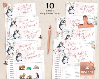 Penguin Baby Shower | Etsy