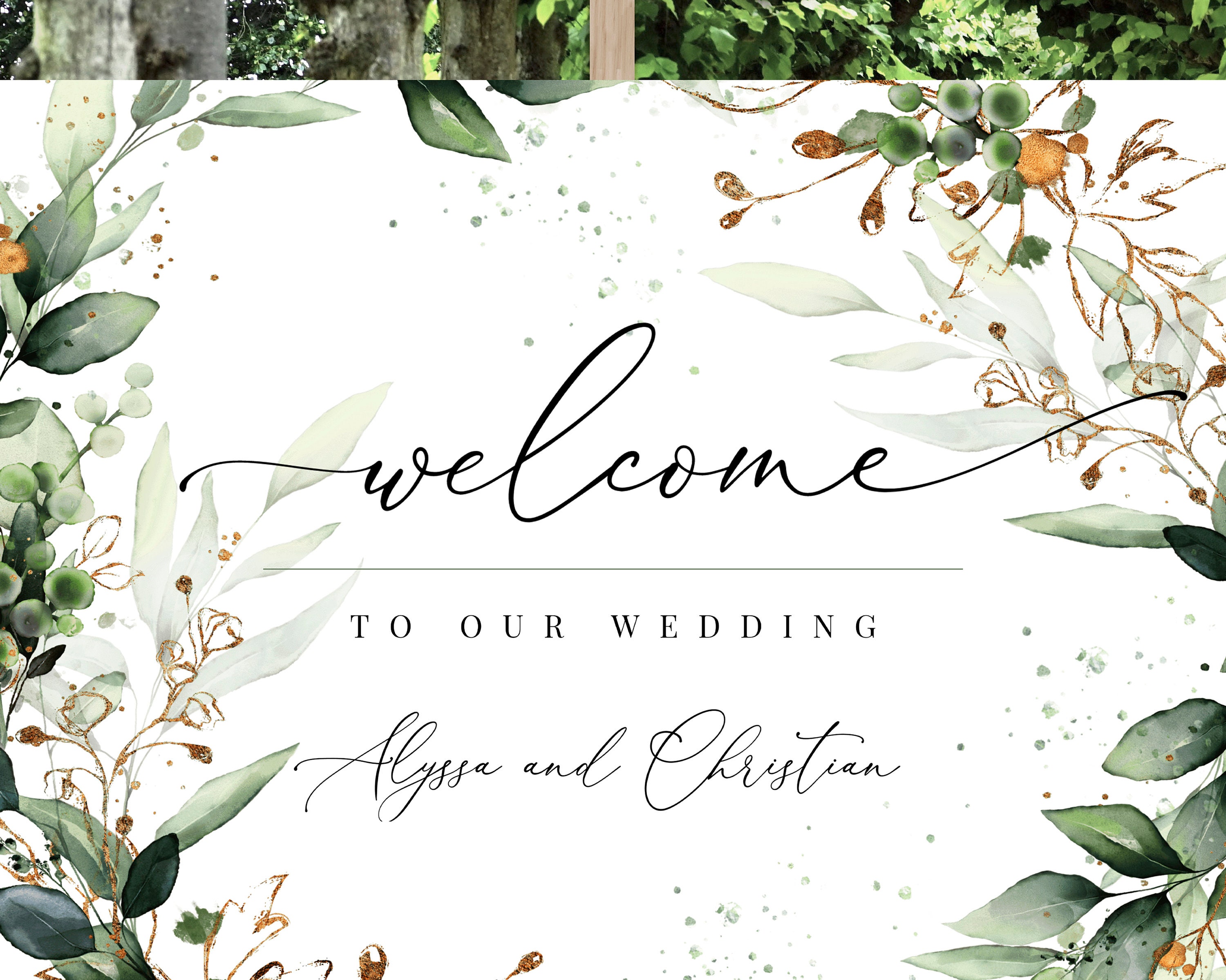 CLEO Boho Wedding Welcome Sign Custom Wedding Sign Porch - Etsy Canada