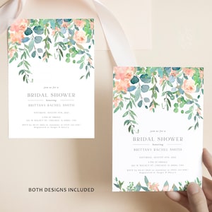 TIFF - Bridal Shower Invitation, Bridal Shower Invitation Template ...