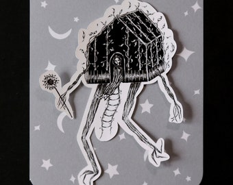 Baba Yaga Sticker - Etsy