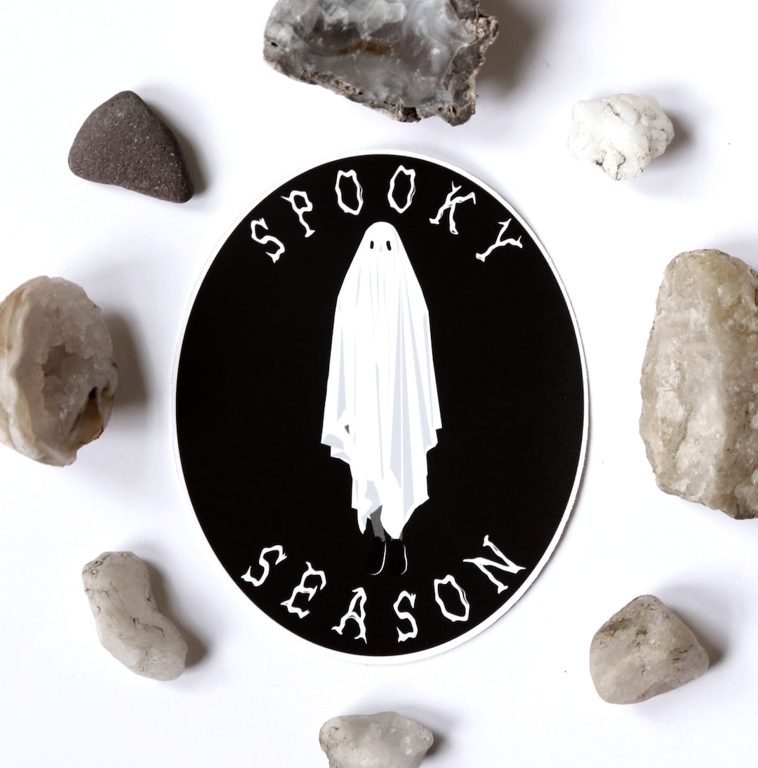Spooky Season Sticker - Halloween Sticker - Ghost - Spooky Sticker ...