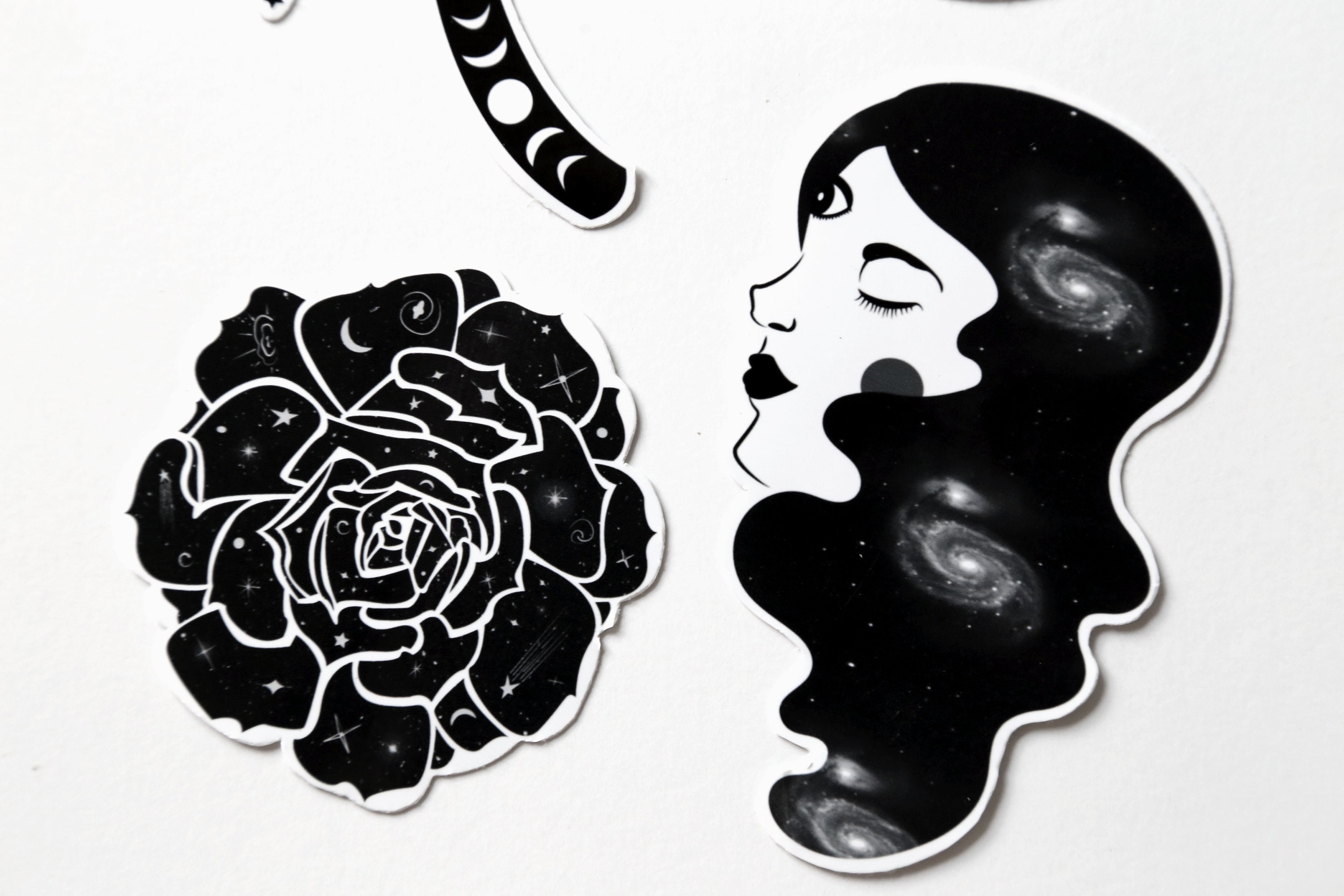 Cosmic Sticker Pack Moon and Stars Stickers Astrology - Etsy