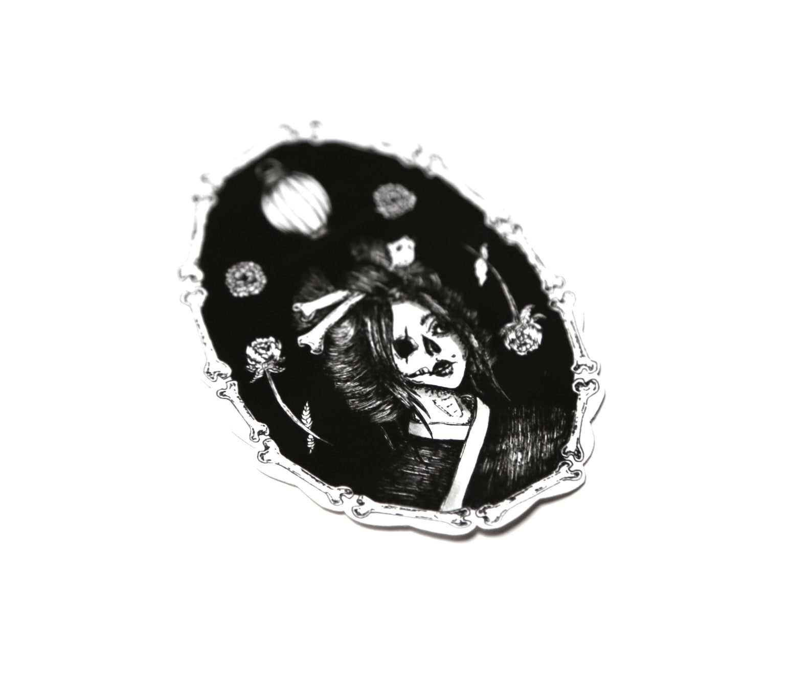 Hone-onna Sticker Bone Woman Sticker Gothic Sticker - Etsy