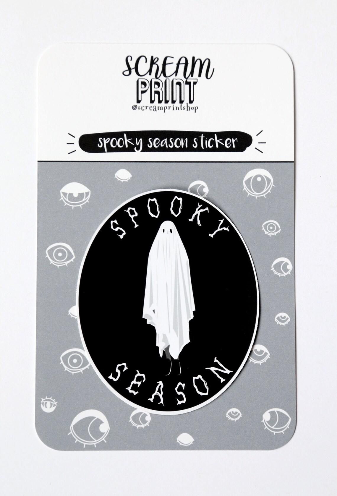 Spooky Season Sticker - Halloween Sticker - Ghost - Spooky Sticker ...