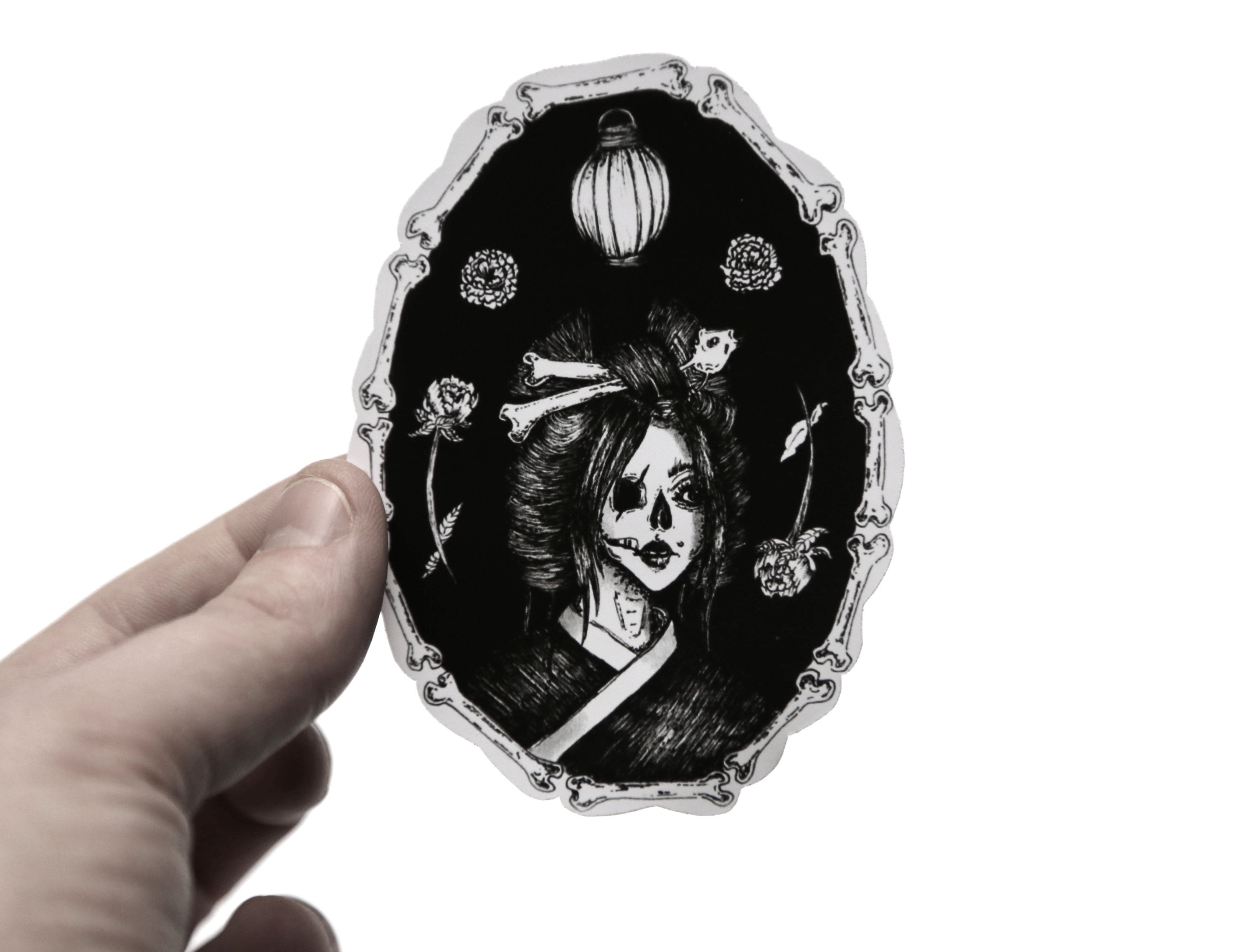 Hone-onna Sticker Bone Woman Sticker Gothic Sticker | Etsy