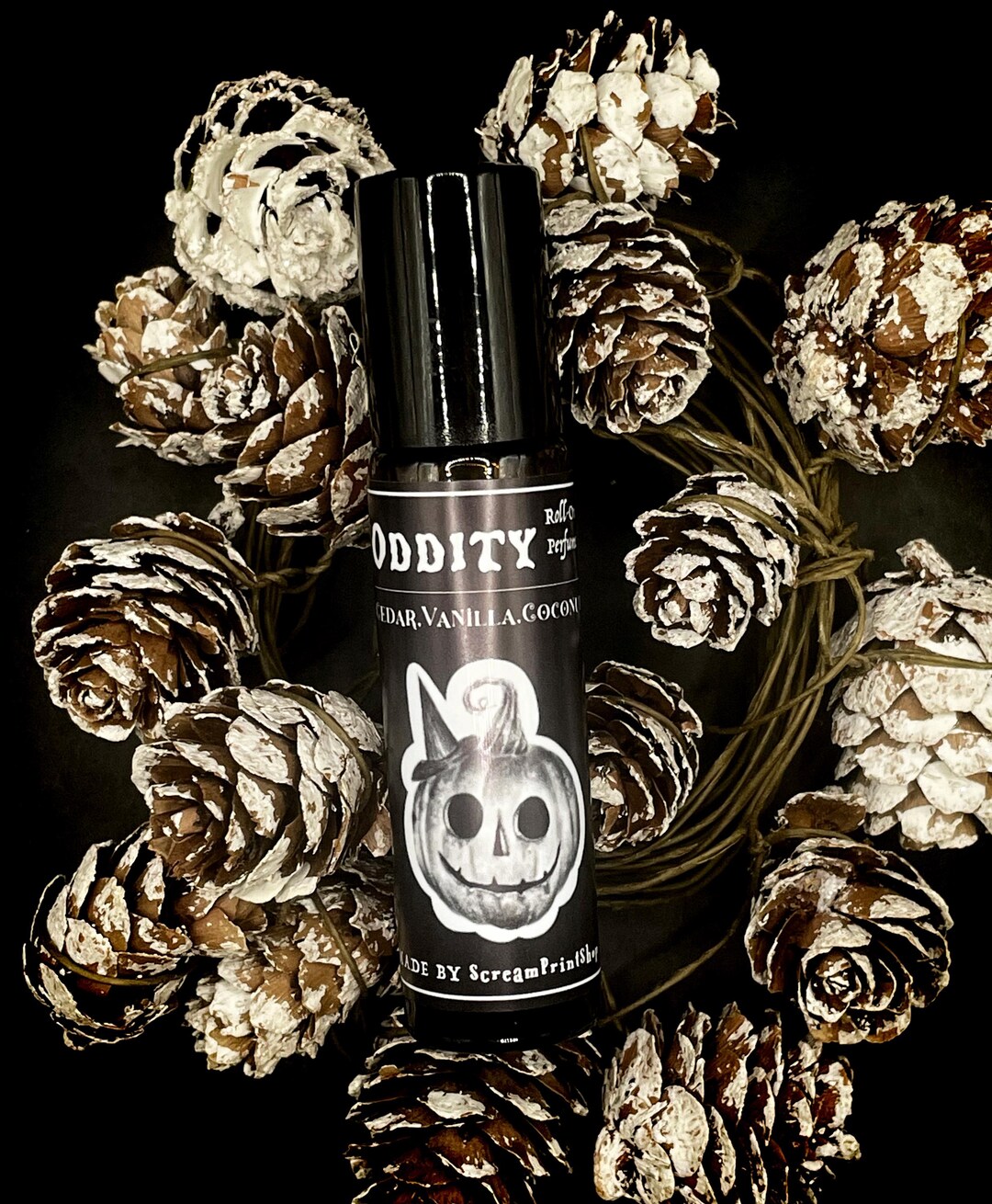 Oddity Roll on Perfume | Cedar, Vanilla, Coconut | Alcohol Free - Etsy
