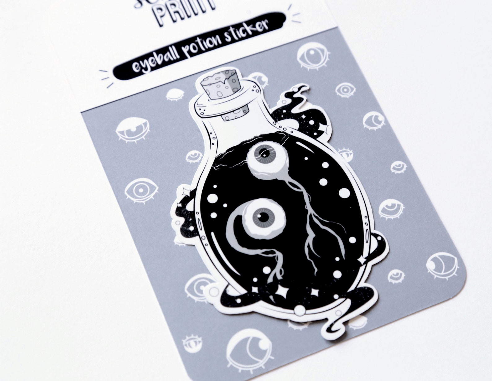 Eyeball Potion Sticker - Witchy Sticker - Magic Laptop Sticker - Spooky ...