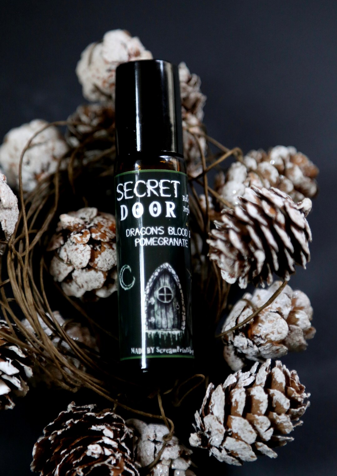 Secret Door Roll-on Perfume, Dragons Blood & Pomegranate, Alcohol Free ...