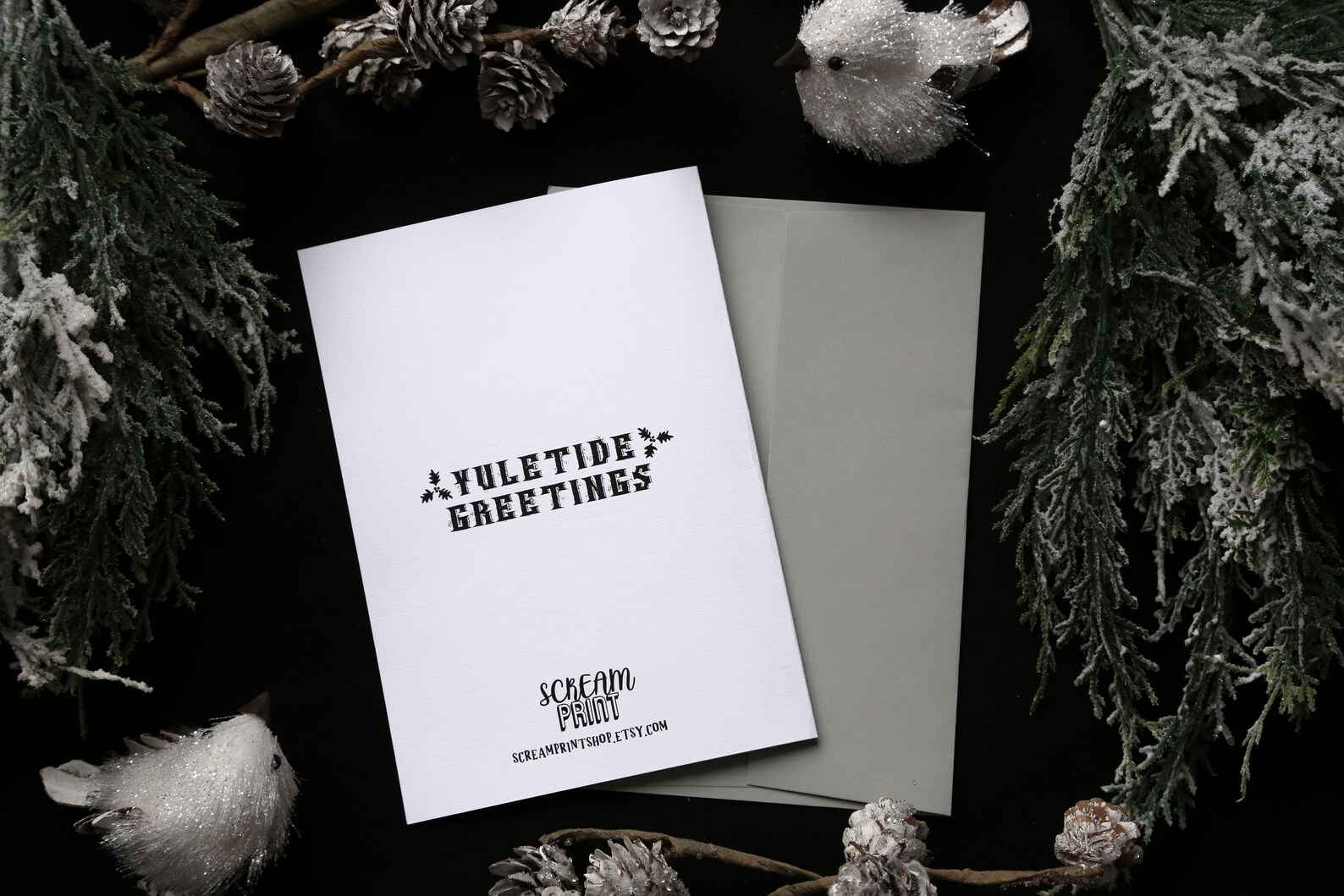 Christmas Spirit Card Ghost of Christmas Present Christmas - Etsy