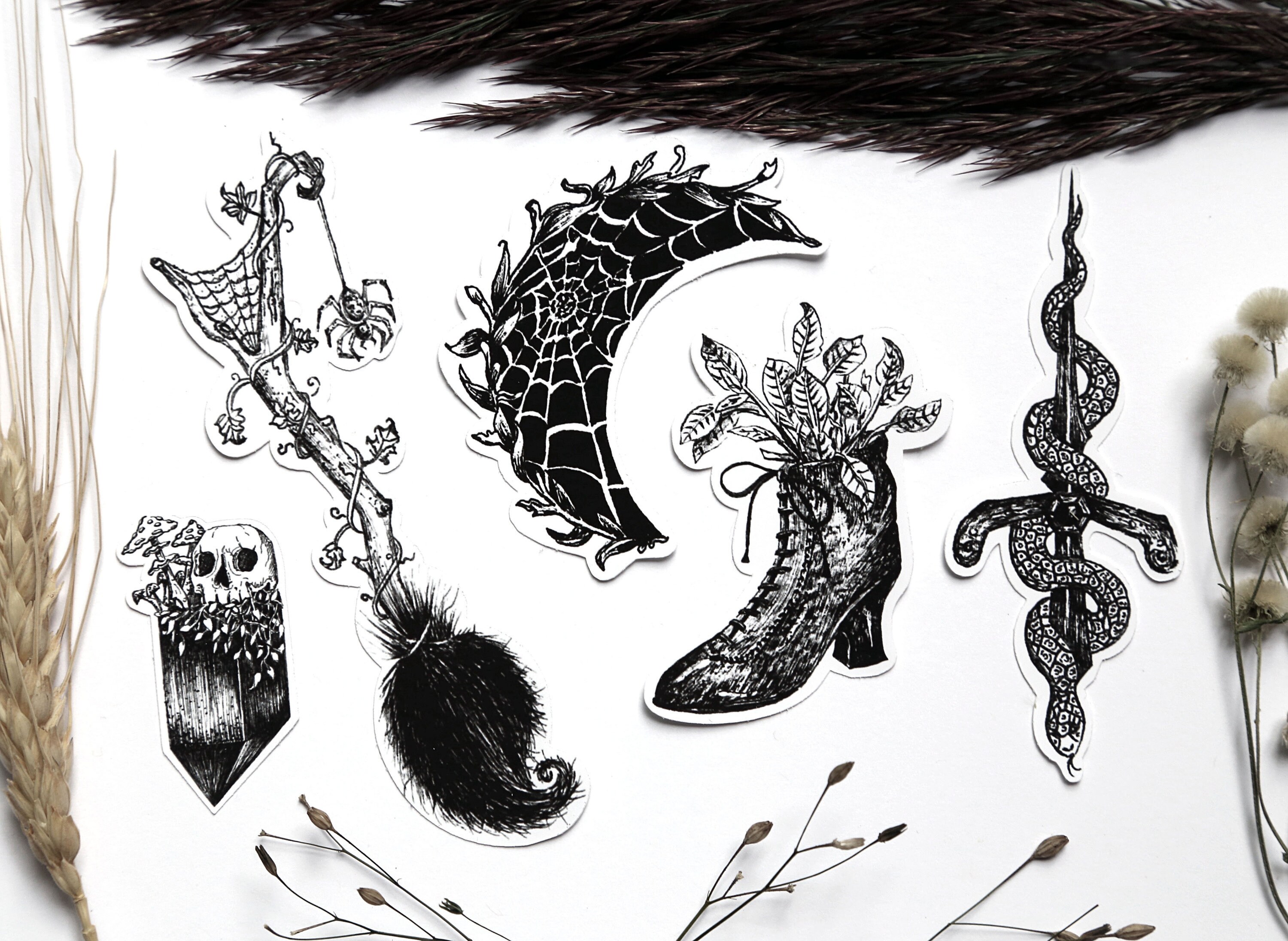 Embellishments Gothic Sticker Energy Witch Sticker Witch Witchy Sticker ...