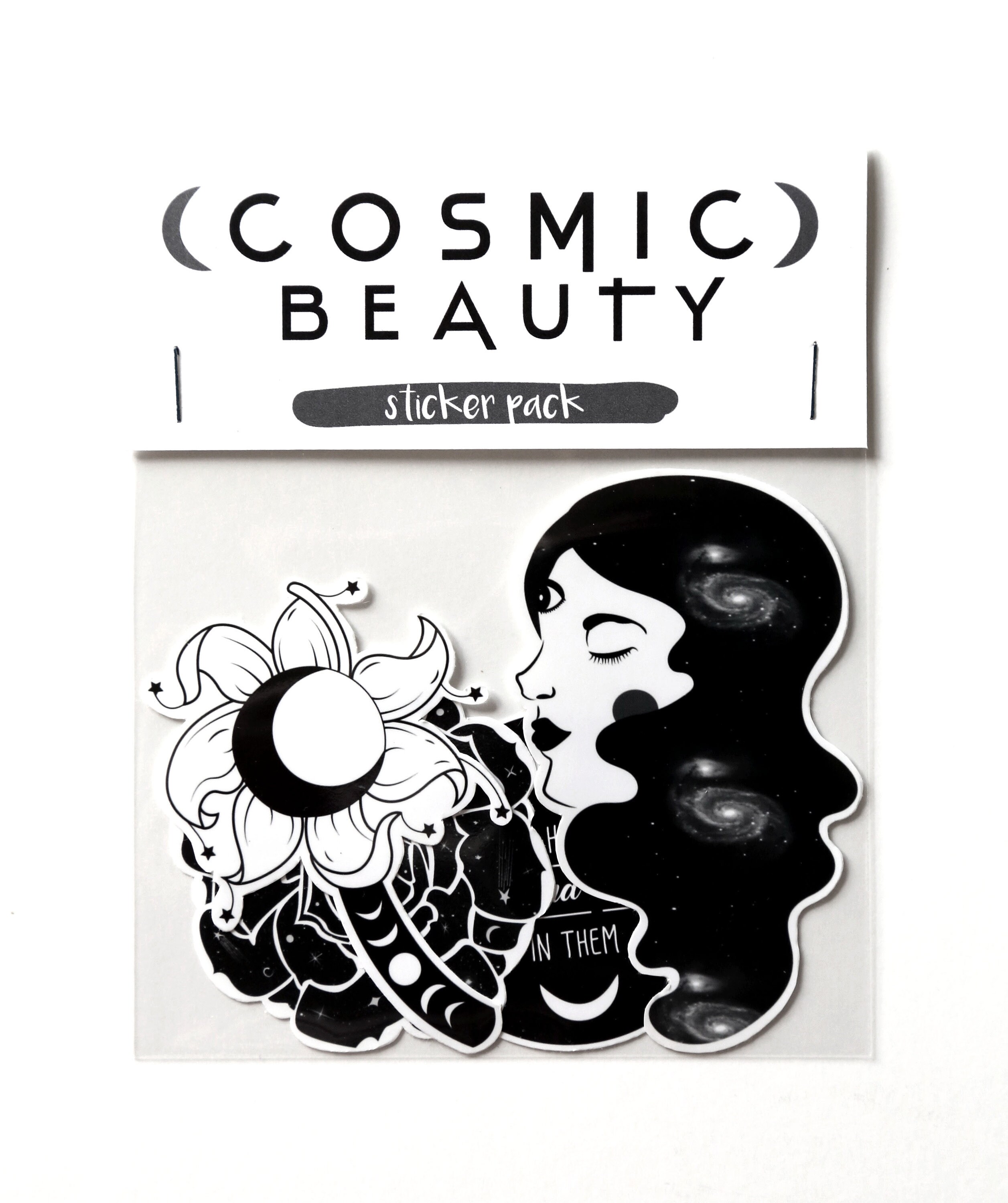 Cosmic Sticker Pack Moon and Stars Stickers Astrology - Etsy