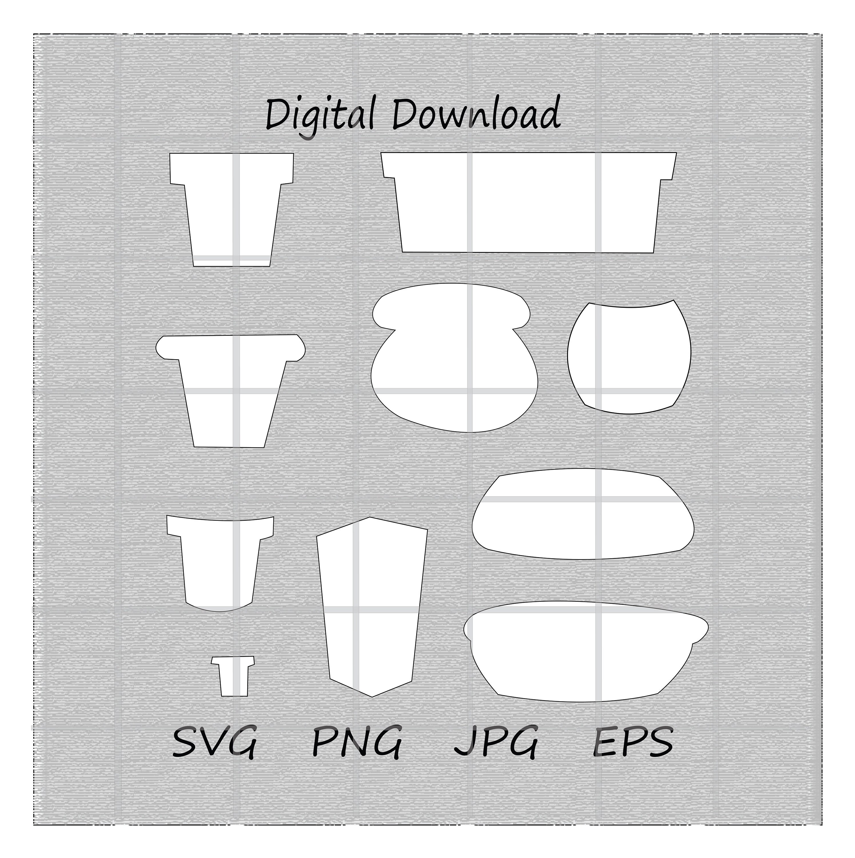 Flower Pot Svg, Flower Pot, Plant Svg, Plant Pot Svg, Pottery Svg ...