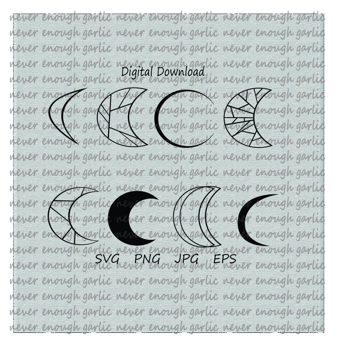 Moon Svg, Moon Slices, Moons Svg, Planet, Space, Geek, Nerd, Moon Love ...