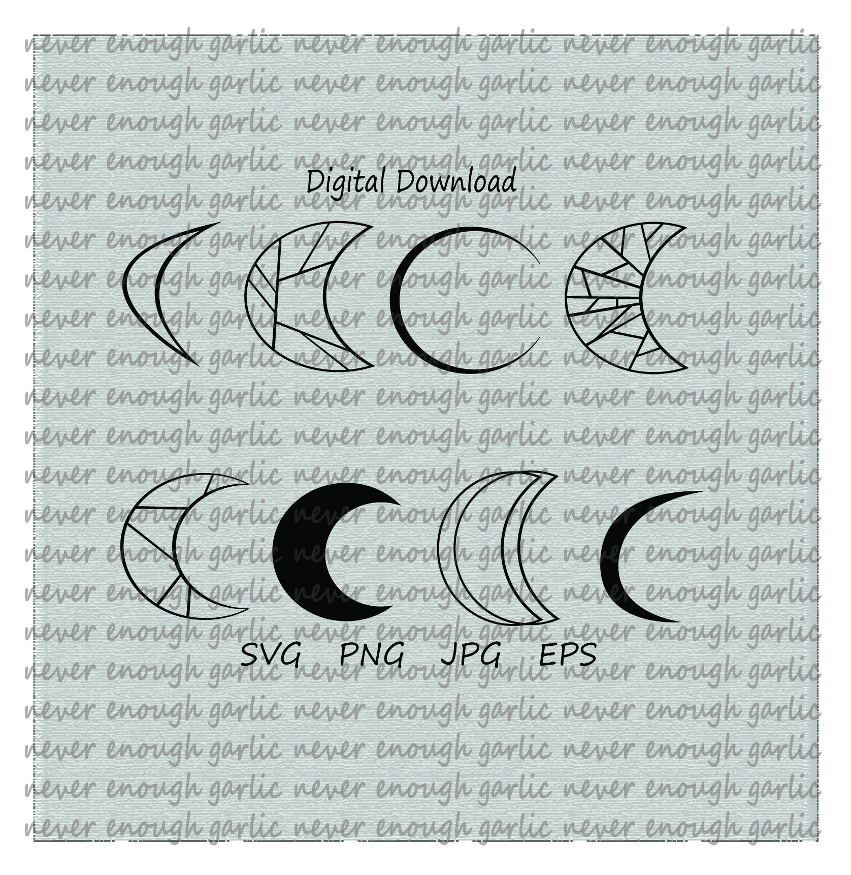 Moon Svg, Moon Slices, Moons Svg, Planet, Space, Geek, Nerd, Moon Love ...
