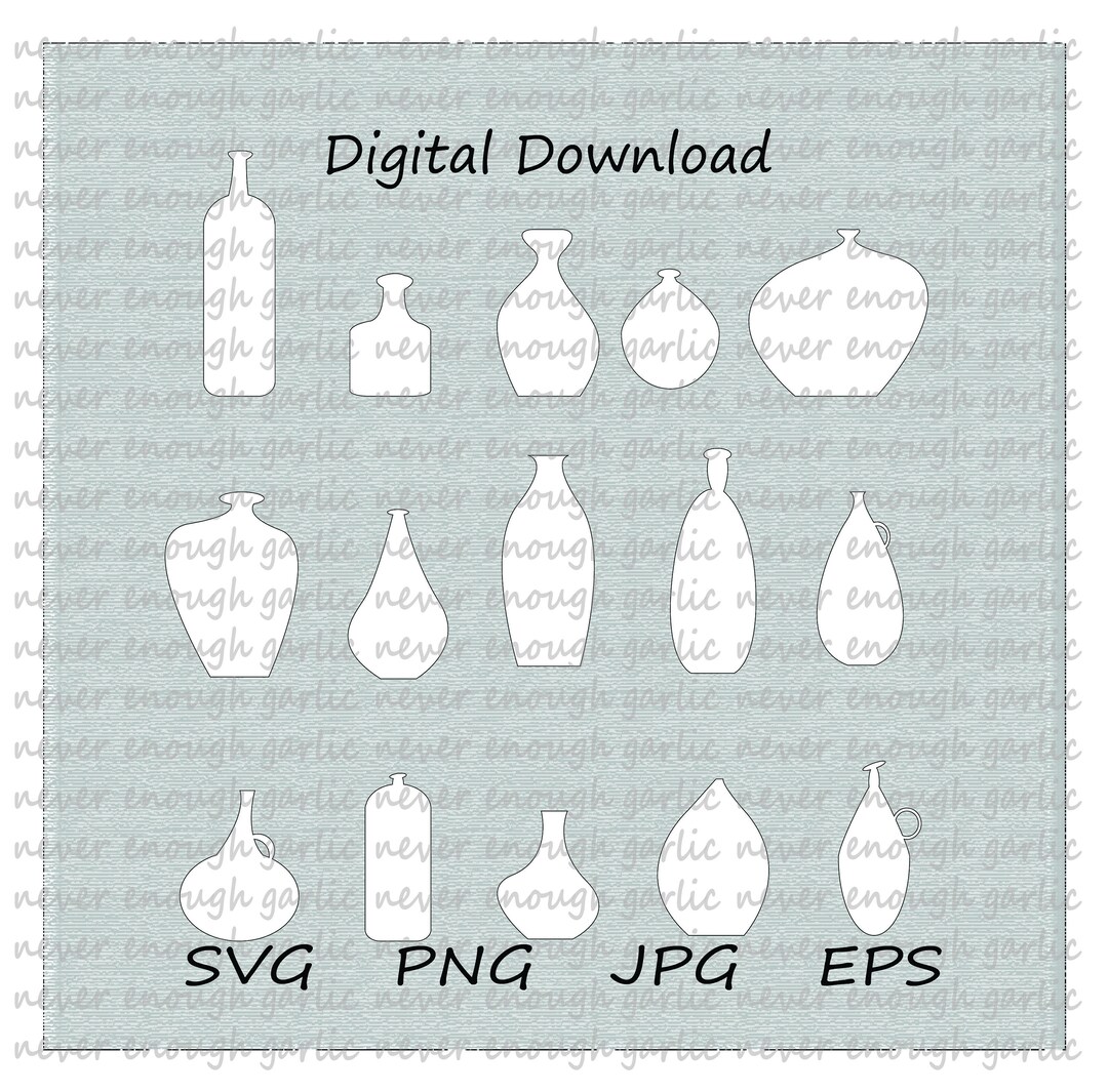 Botellas svg botella svg botella jarrón svg jarrones svg - Etsy México