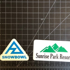 Arizona Ski Resort Decals Stickers for Water Bottle, Yeti, Car, Ski ...