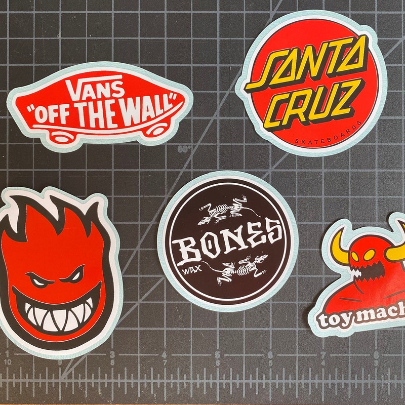 Skate Helmet Sticker Pack - Etsy