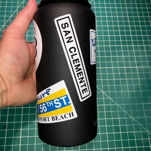 Beach Decals Stickers for Southern California Beaches, Huntington ...