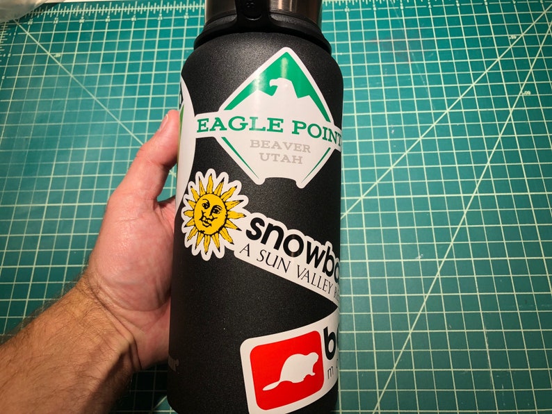 Utah Ski Resort Stickers Decals for Water Bottle Helmet | Etsy