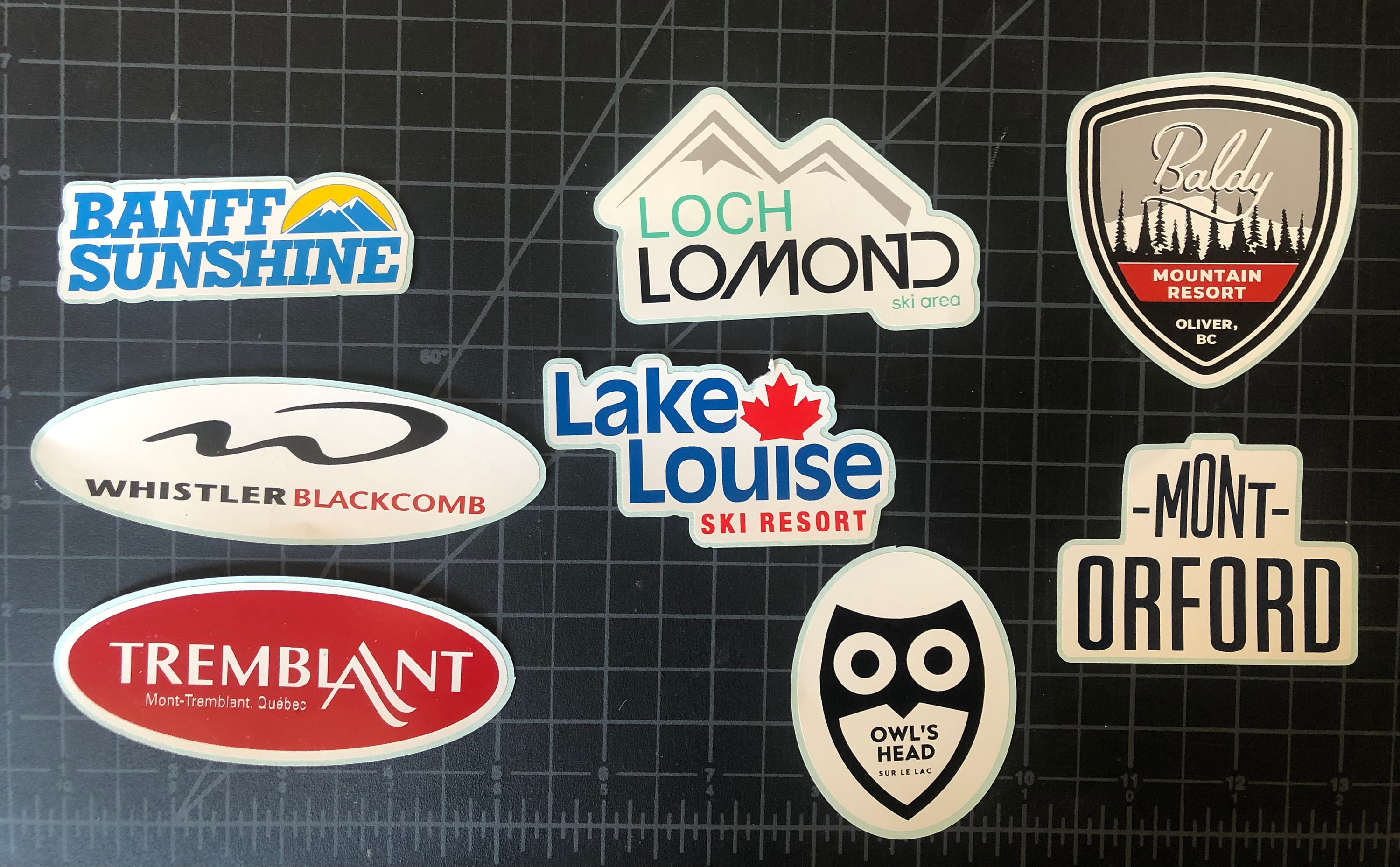 CANADA Canadian Quebec Ski Resort Decals Stickers for Water | Etsy