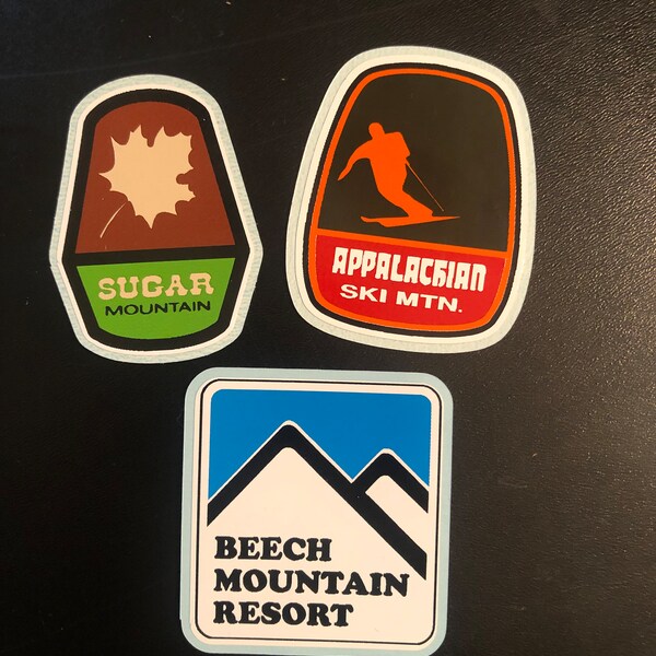 Ski Area Stickers - Etsy