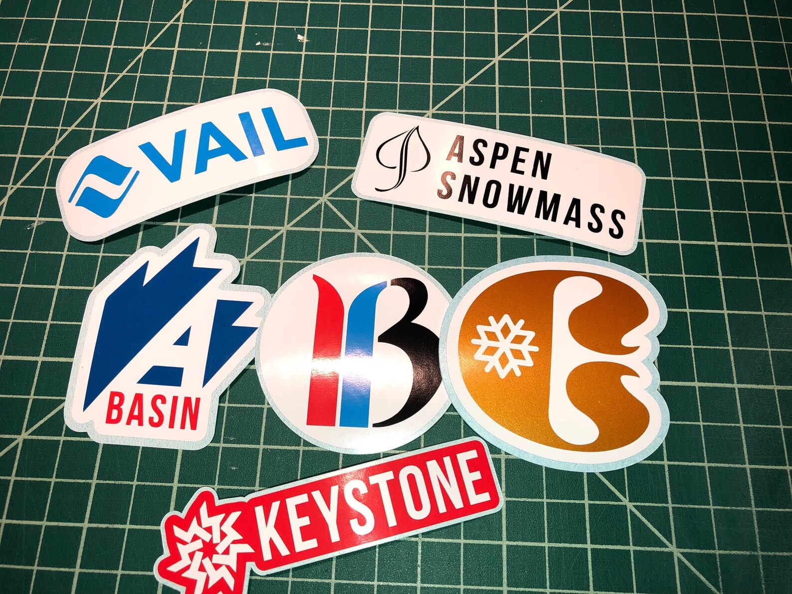 Colorado Ski Resort Decals Stickers for Water Bottle Yeti - Etsy