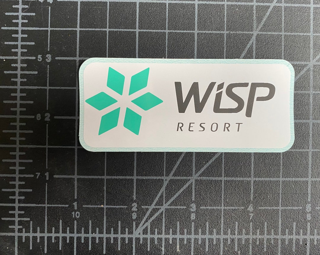 Wisp Ski Resort Sticker, Decal for Water Bottle, Car, Ski Carrier ...